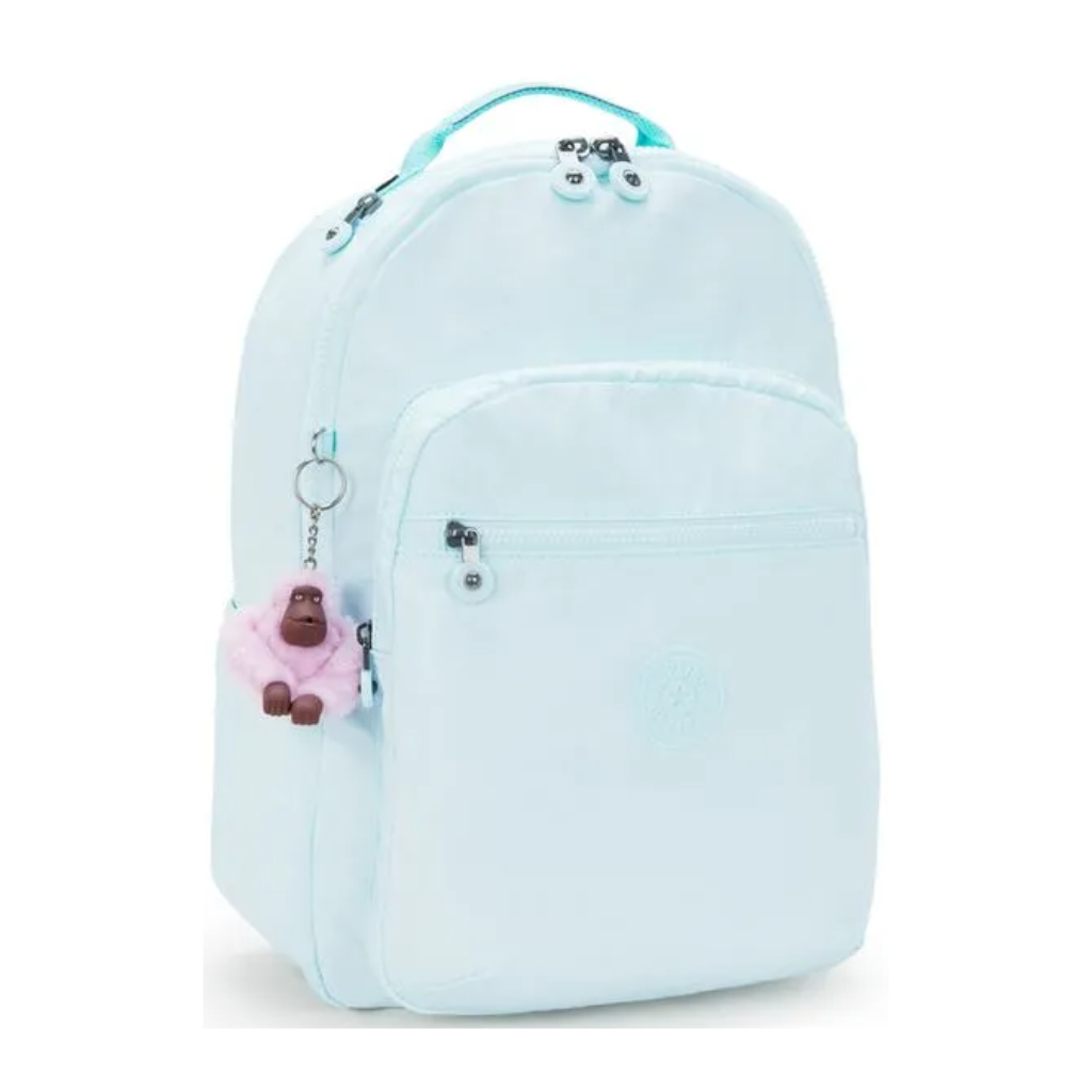 Mochila De Costas Kipling Seoul Original - Blue Sky Met