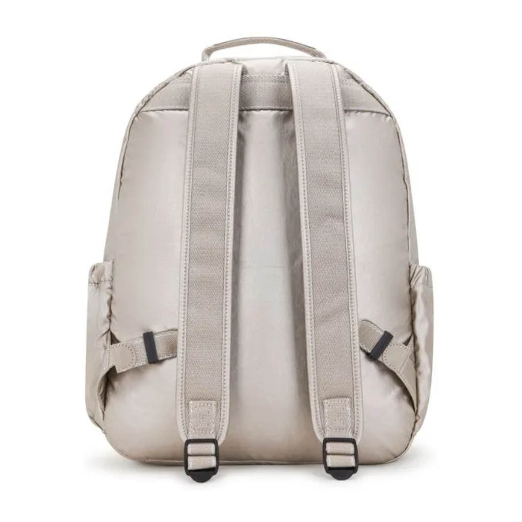 Mochila De Costas Kipling Seoul Original Metallic Glow